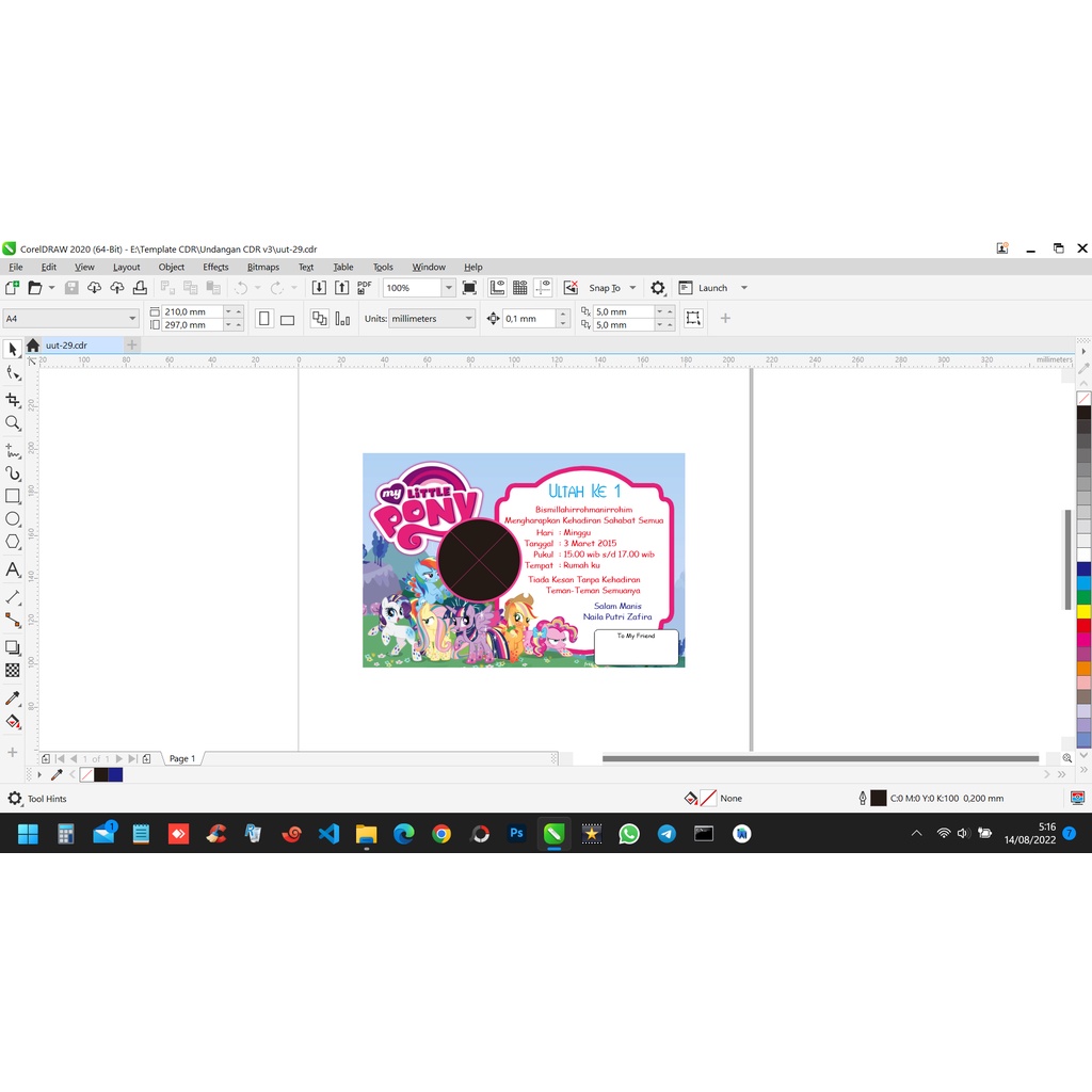 Jual [Template CDR] Ratusan Desain Undangan CorelDRAW | Shopee Indonesia