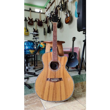 Jual Gitar Akustik Elektrik Original JW Borneo | Shopee Indonesia