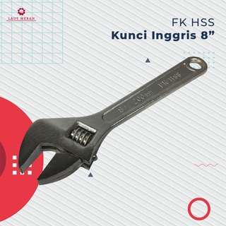 Jual KUNCI INGGRIS / KUNCI BAGO ADJUSTABLE WRENCH 8 INCI 200MM | Shopee ...