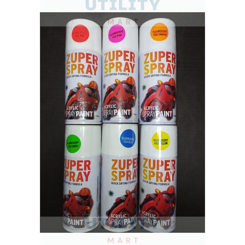 Jual ZUPER SPRAY STABILO ATAU FLUORESCENT 150 CC PILOX PYLOX PILOK CAT SEMPROT | Shopee Indonesia