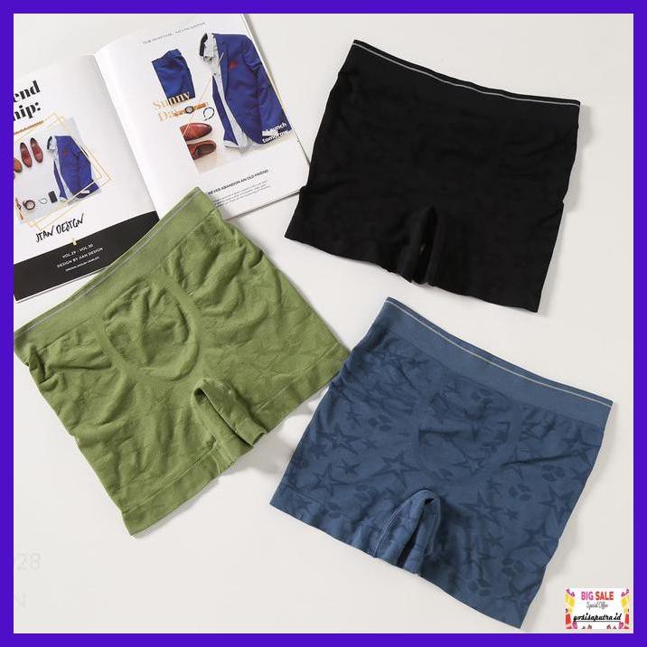 Jual XERBO- FELANCY BOXER BRIEFS 084-000028 - GREEN, L -ASLIII ...