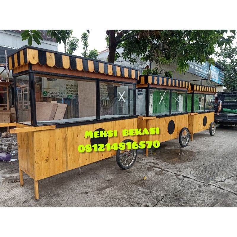 Jual Gerobak Bubur ayam, Gerobak roti bakar, gerobak multifungsi dll ...