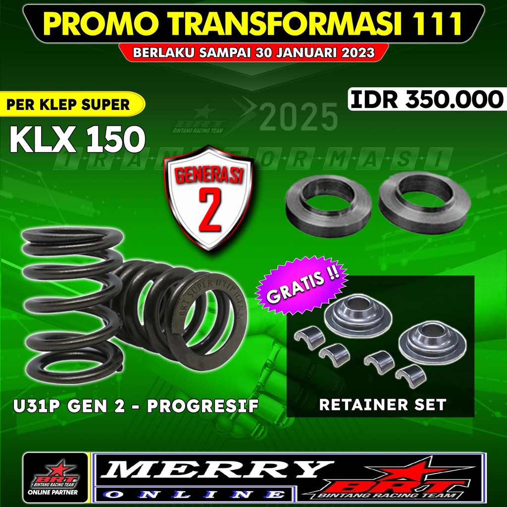 Jual Promo 111 Spring Valve BRT Per Klep + Retainer atas dan Retainer ... Jual Promo 111 Spring Valve BRT Per Klep + Retainer atas dan Retainer ...