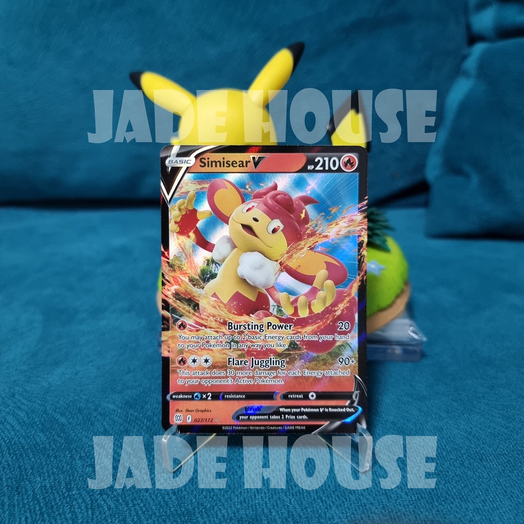 Jual Simisear V 027/172 - Kartu Pokemon TCG English | Shopee Indonesia