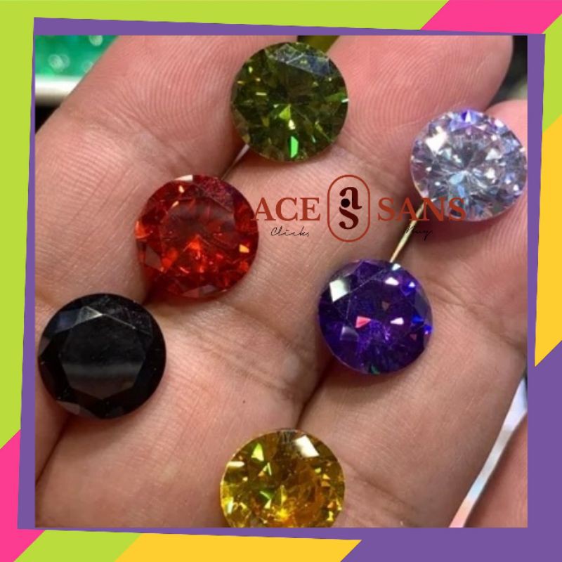 Jual Batu Permata American Diamond 12 mm Harga Satuan I BAau Akik I ...