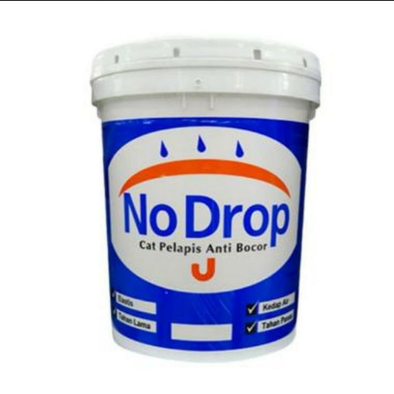 Jual NO DROP 4KG WATERPROOFING / CAT ANTI BOCOR / CAT EKSTERIOR | Shopee Indonesia