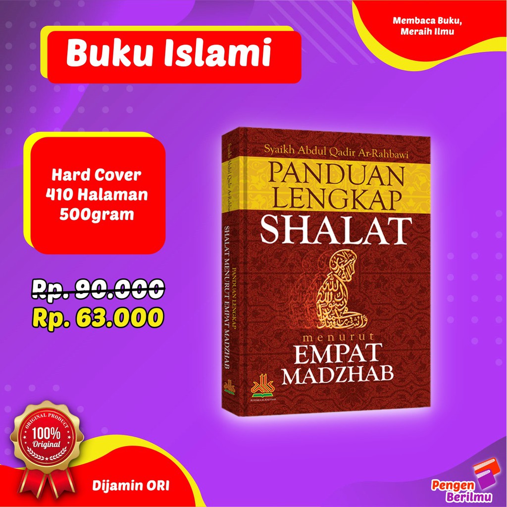 Jual Buku Panduan Lengkap Shalat menurut Empat Madzhab | Buku Bacaan Islami | Hard Cover | 100% ...