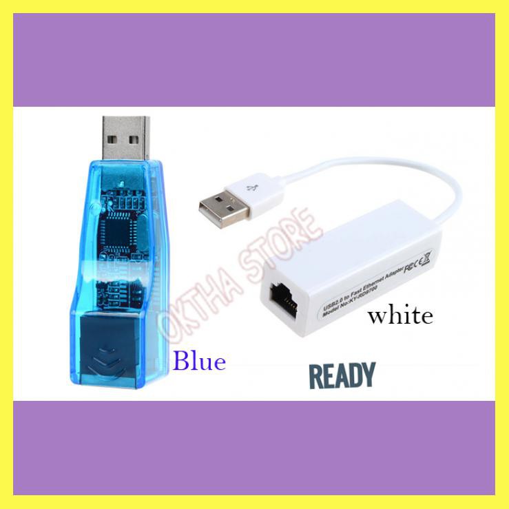 Jual KABEL CONVERTER ADAPTER USB 2.0 MALE TO ETHERNET LAN UTP RJ45 ...