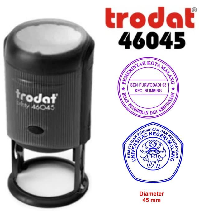 Jual Stempel Trodat 46045 (stempel warna otomatis, Original Trodat) Indonesia|Shopee Indonesia