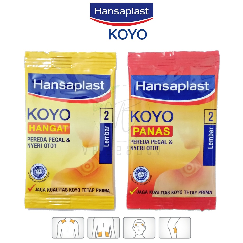 Jual Hansaplast Koyo Pereda Pegal & Nyeri Otot Sachet isi 2 Lembar | Shopee Indonesia