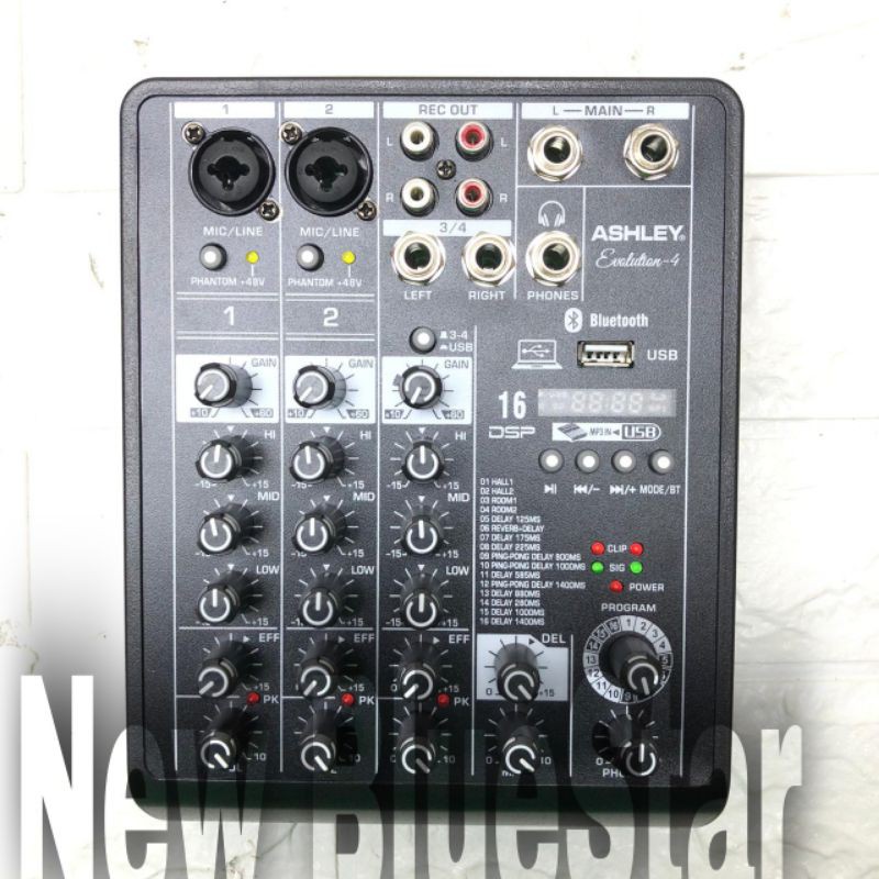 Jual Mixer Audio Ashley Evolution 4 Original 4 Channel Bluetooth - Soundcard | Shopee Indonesia