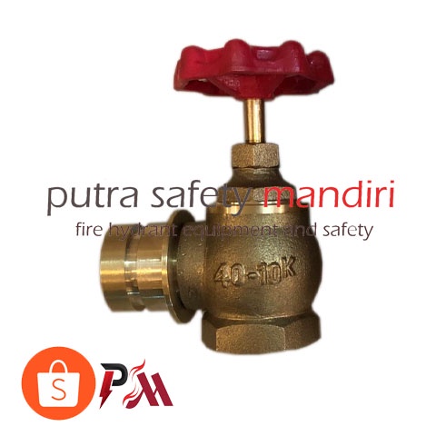 Jual HYDRANT LANDING VALVE KUNINGAN 1,5 INCH COUPLING MACHINO KRAN ...