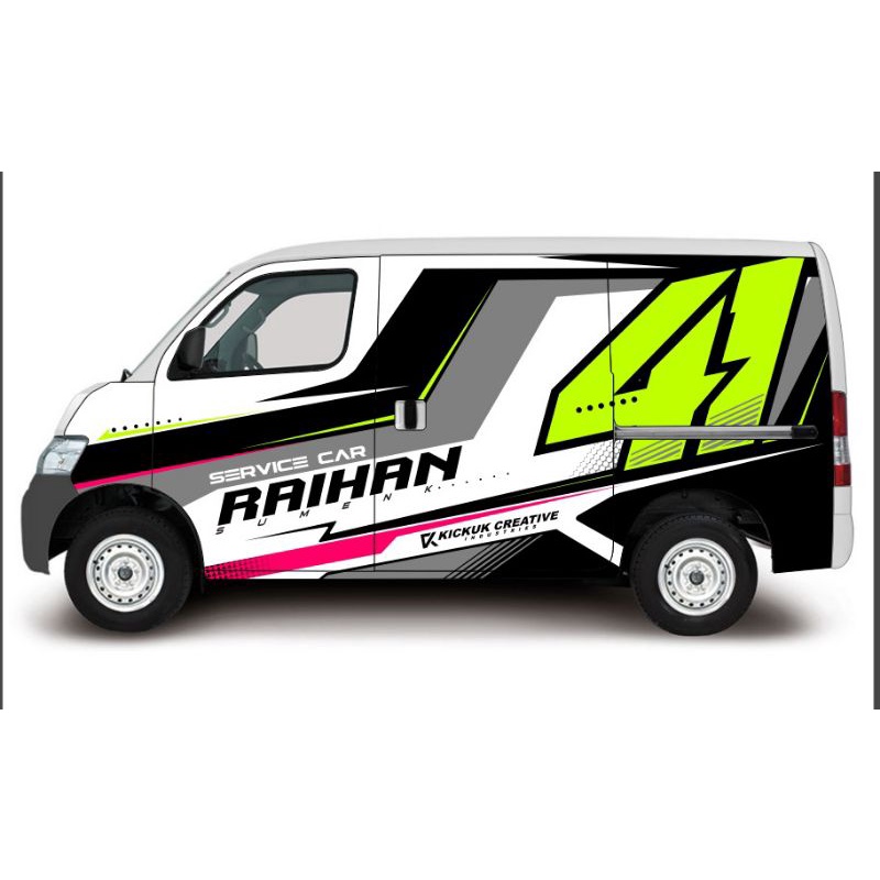 Jual BRANDING GRANDMAX STICKER FULL BODY BAHAN VINYL QUANTACMAX ( TANPA ...