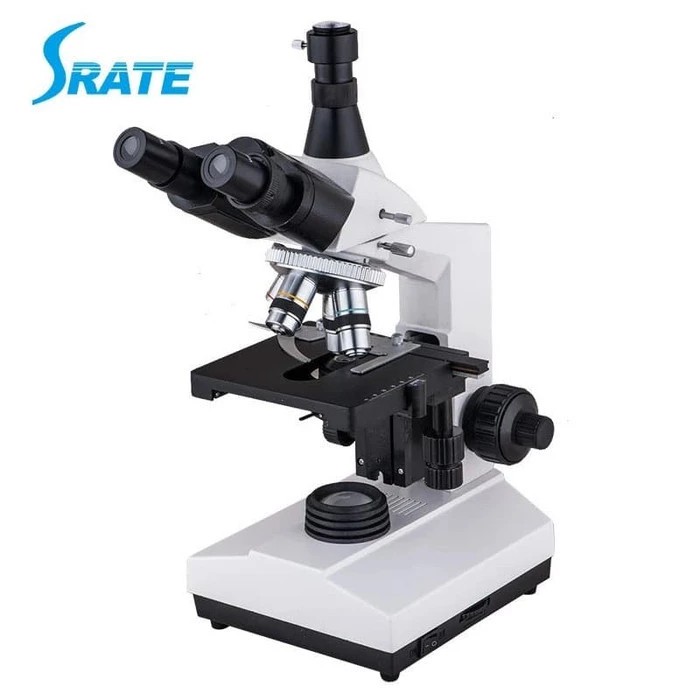 Jual Mikroskop Trinocular Microscope 107BN LED Light - SRate | Shopee ...
