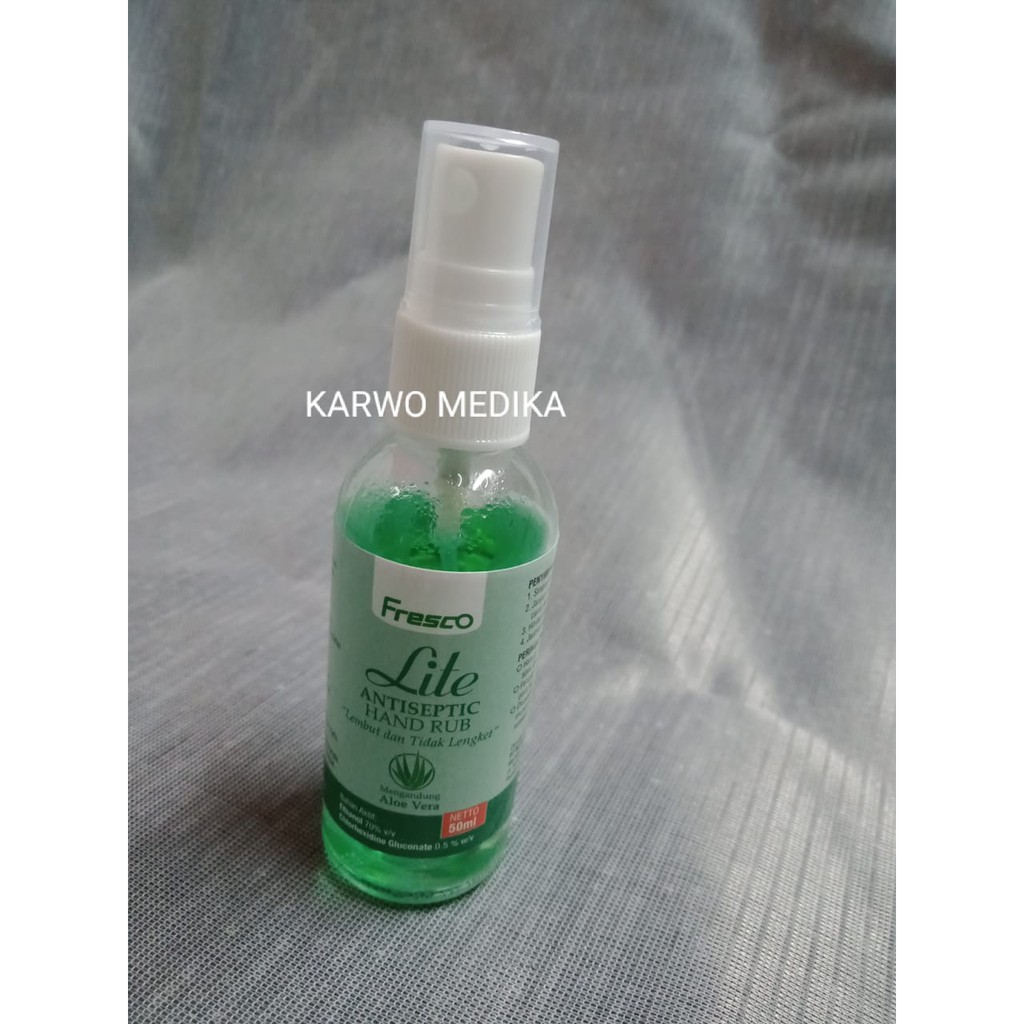 Jual Aseptic Fresco 50Ml Antiseptic Hand Rub Hand Sanitizer Aloe Vera ...