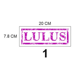 Jual Stiker Transparant Lulus Graduation Wisuda | Shopee Indonesia