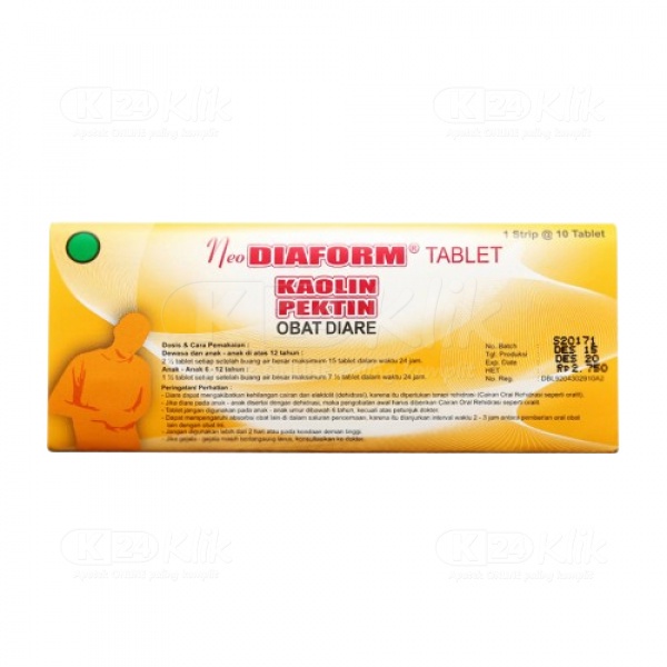 Jual NEO DIAFORM STRIP 10 TABLET | Shopee Indonesia