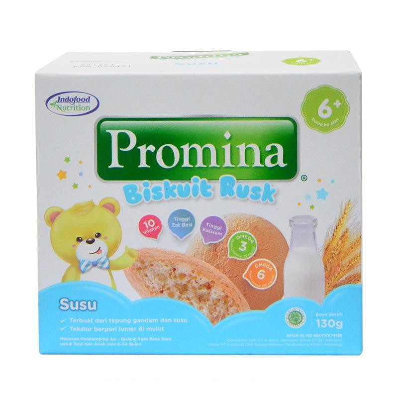 Jual Promina Biskuit Rusk Susu/Kacang Hijau/beras merah 130 gram ...