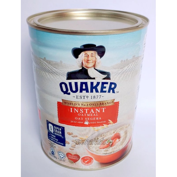 Jual Quaker Instant Oatmeal Sereal Oat Meal 800gram MALAYSIA / Cereal ...