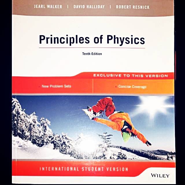 Jual Principles of physics 10th edition jearl Walker David halliday ... Jual Principles of physics 10th edition jearl Walker David halliday ...