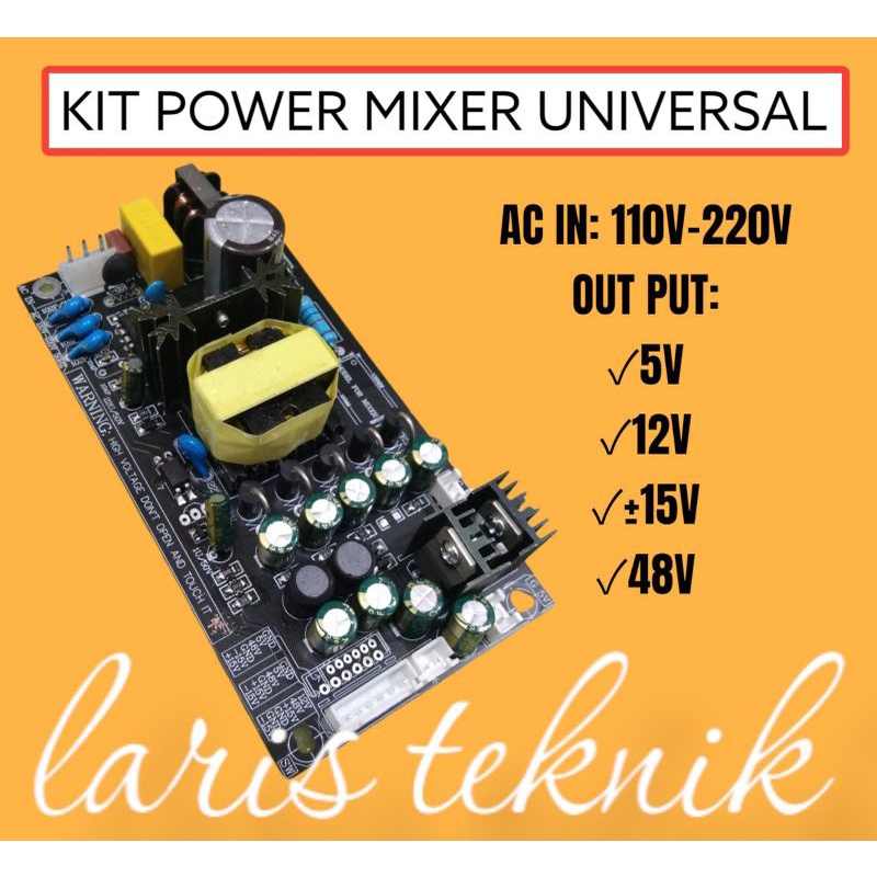 Jual PSU MIXER AUDIO UNIVERSAL KIT POWER SUPPLY MIXER | Shopee Indonesia