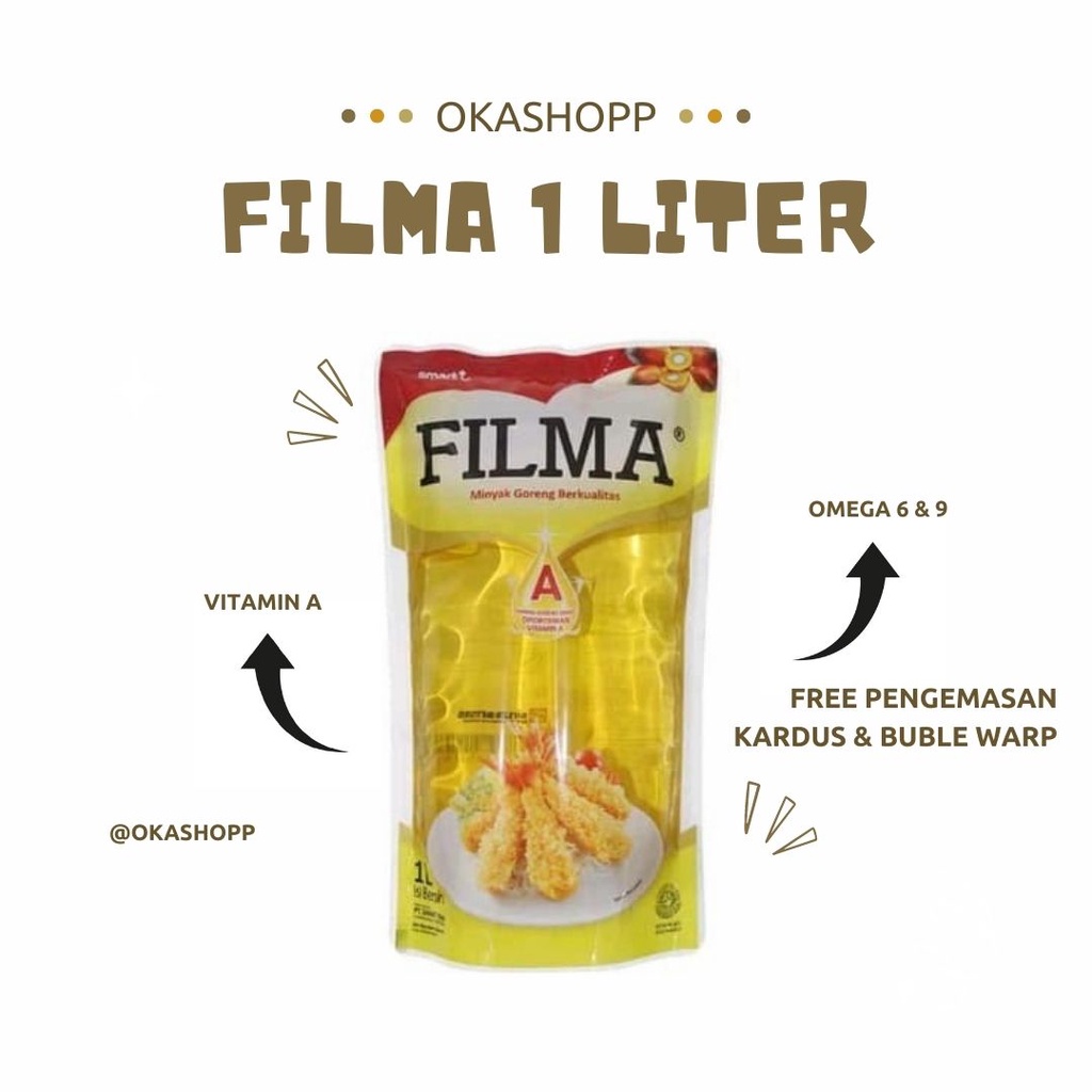 Jual Minyak Goreng Grosir Murah Filma Refill 1 Liter Kemasan Pouch ...