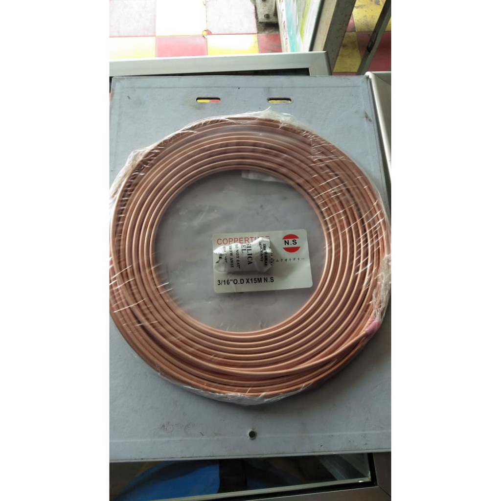 Jual Pipa Tembaga AC 1/4 3/16 | Copper Tube Nippon Indonesia|Shopee ...