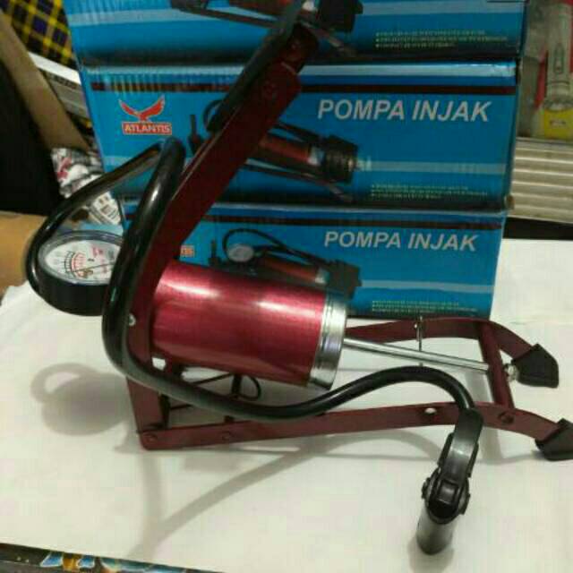 Jual POMPA ANGIN INJAK DENGAN PENGUKUR TEKANAN | Shopee Indonesia