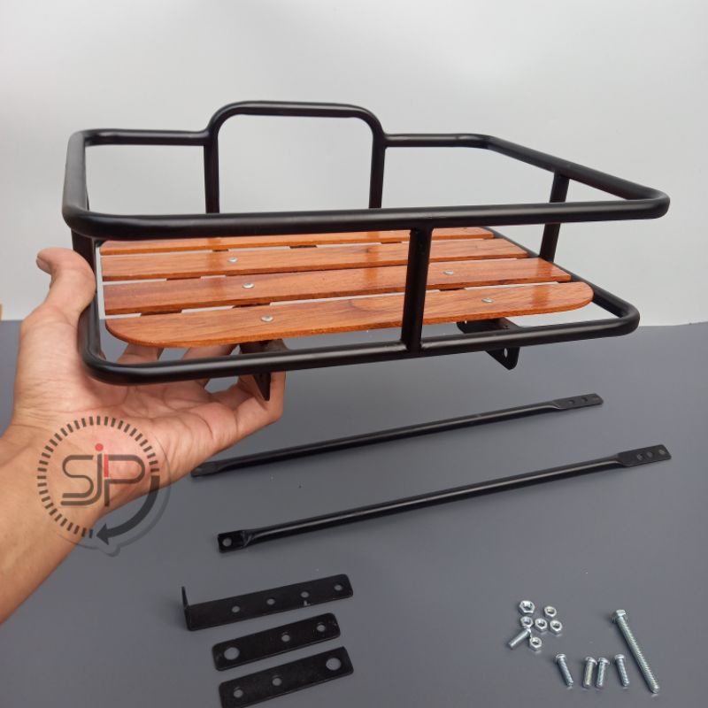 FRONT RACK PANIER KERANJANG RAK DEPAN SEPEDA Fixie Jadul Seli MTB ...