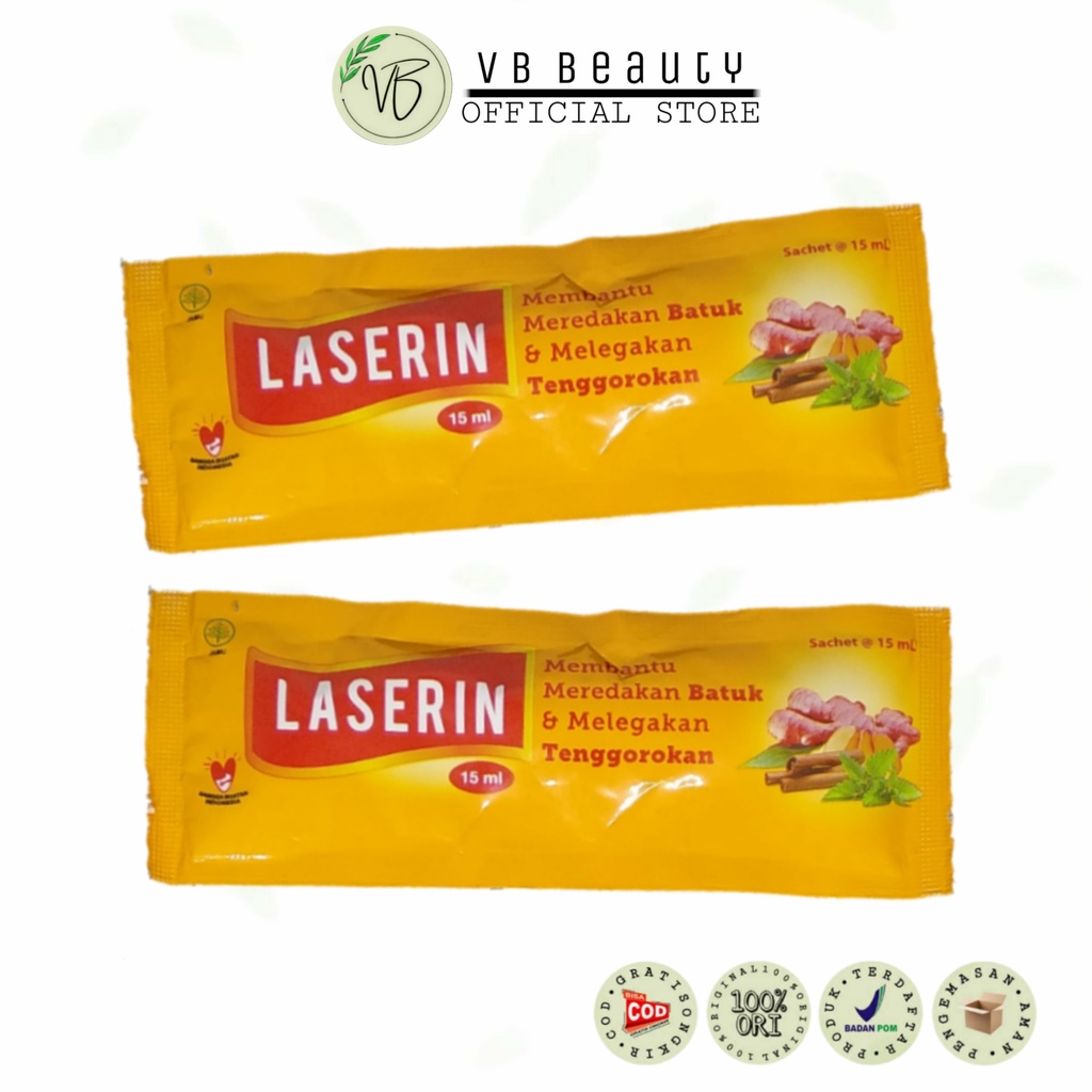 Jual Laserin Obat Batuk Sirup Kemasan Sachet 15ml | Shopee Indonesia