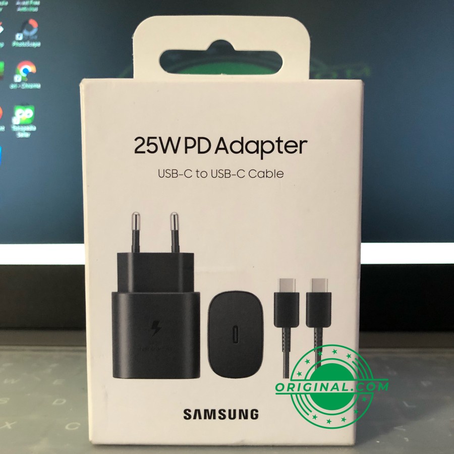 Jual Samsung Charger 25W Super Fast Charging USB-C to USB-C Original ...