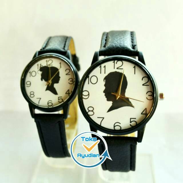 Jual Jam tangan Couple Custom kulit (nama,foto,gambar) | Shopee Indonesia