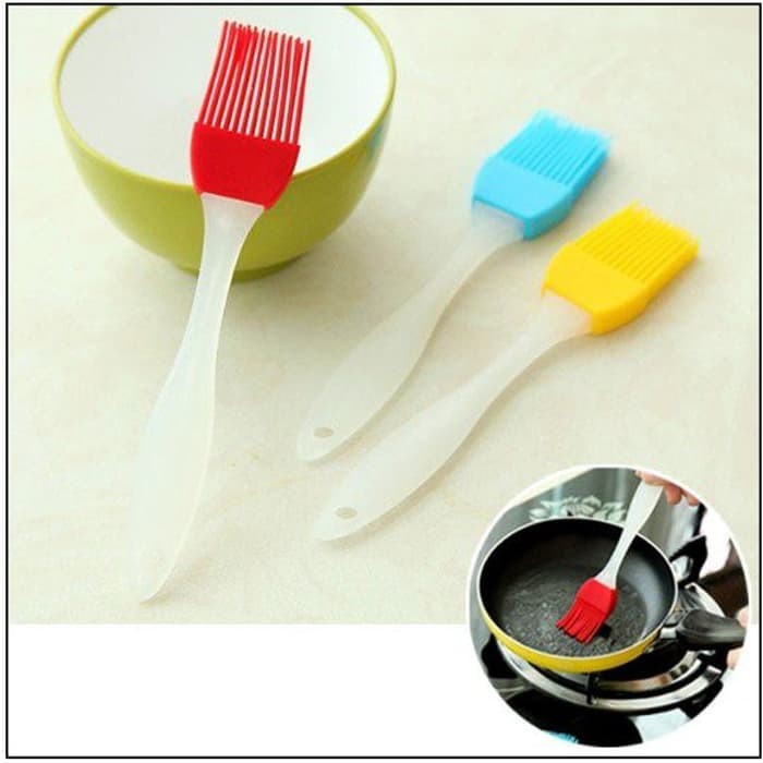 Jual Kuas Silikon Roti silicone / Kuas Roti / Kuas Masak / Food Brush ...