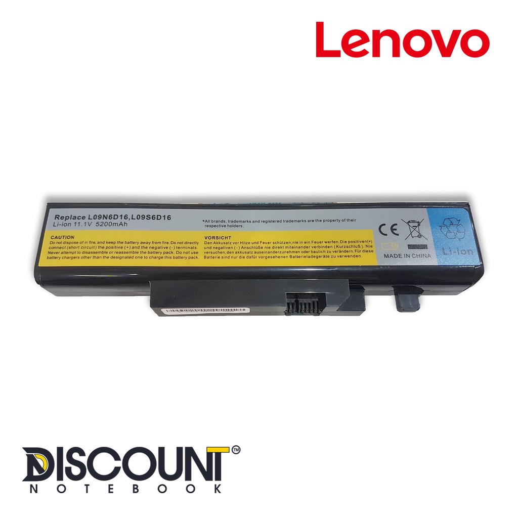 Jual BATERAI BATRE BATTERY LAPTOP LENOVO IdeaPad Y460, Y560 (L09S6D16 ...