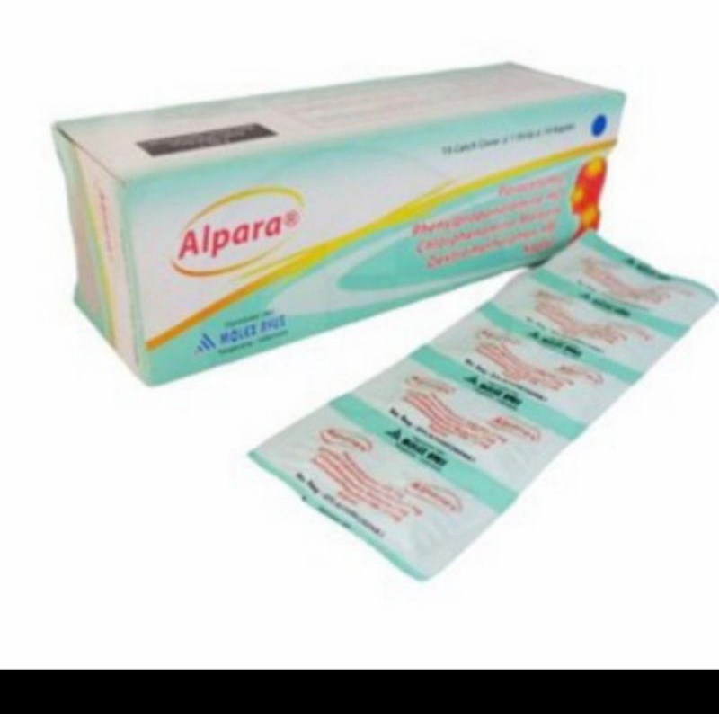 Jual alpara tablet per strip | Shopee Indonesia