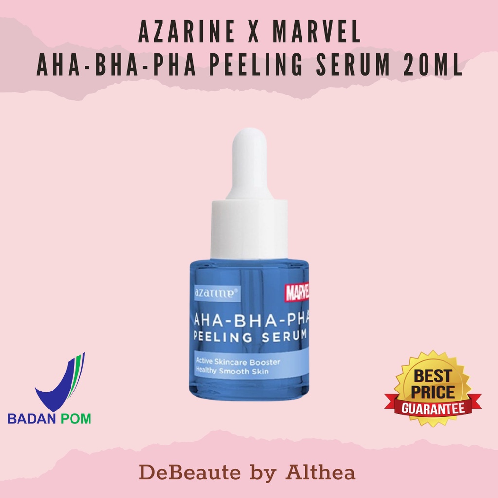 Jual Azarine x Marvel AHA-BHA-PHA Peeling Serum 20ml | Shopee Indonesia