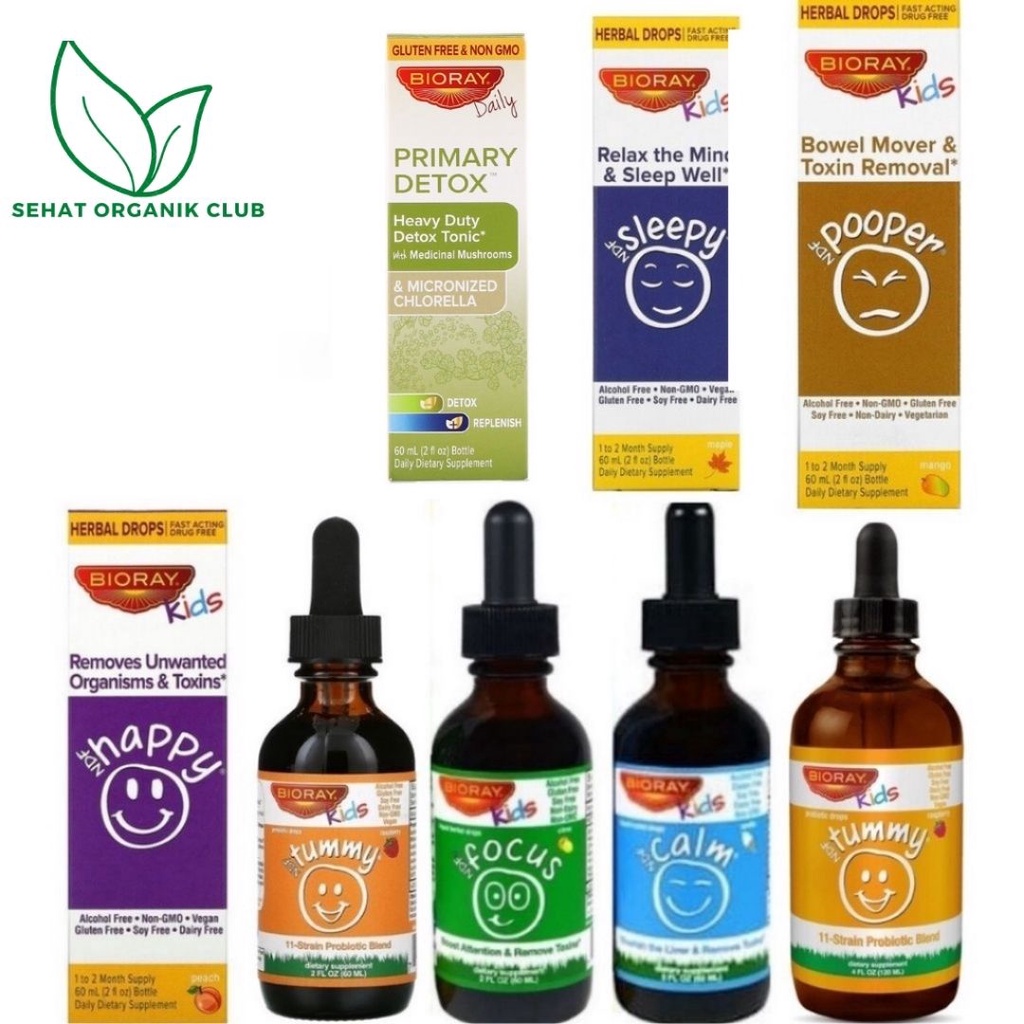 Jual Bioray Kids NDF Tummy 11 Strain Probiotic ; Focus Attention ...