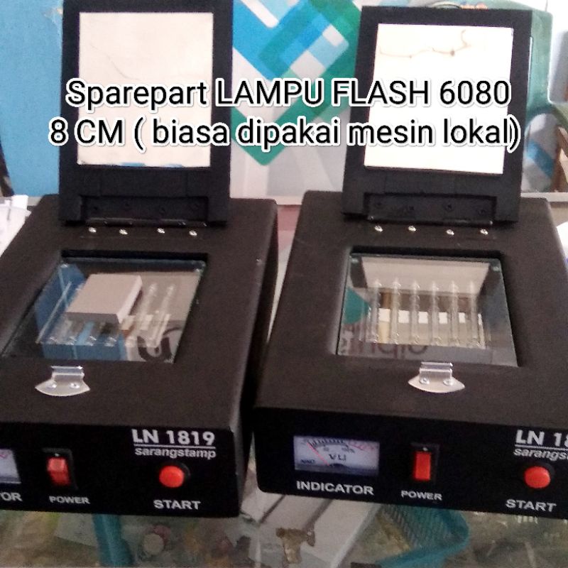 Jual Lampu Stempel Flash blitz 8cm Sparepart mesin stempel flash Lokal | Shopee Indonesia