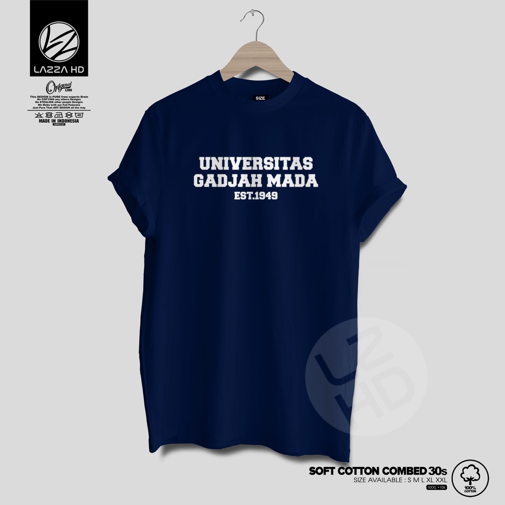Jual Kaos Baju Tshirt Distro Kampus UGM Universitas Gadjah Mada 1949 ...