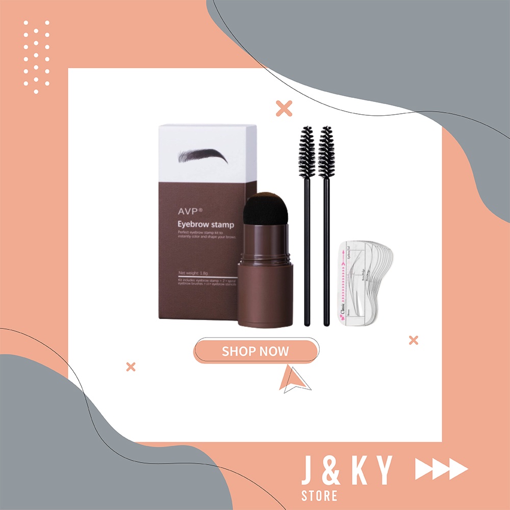 Jual AVP Eyebrow Stamp Shaping Kit - Penebal Alis - Tato Alis - Stamp ...