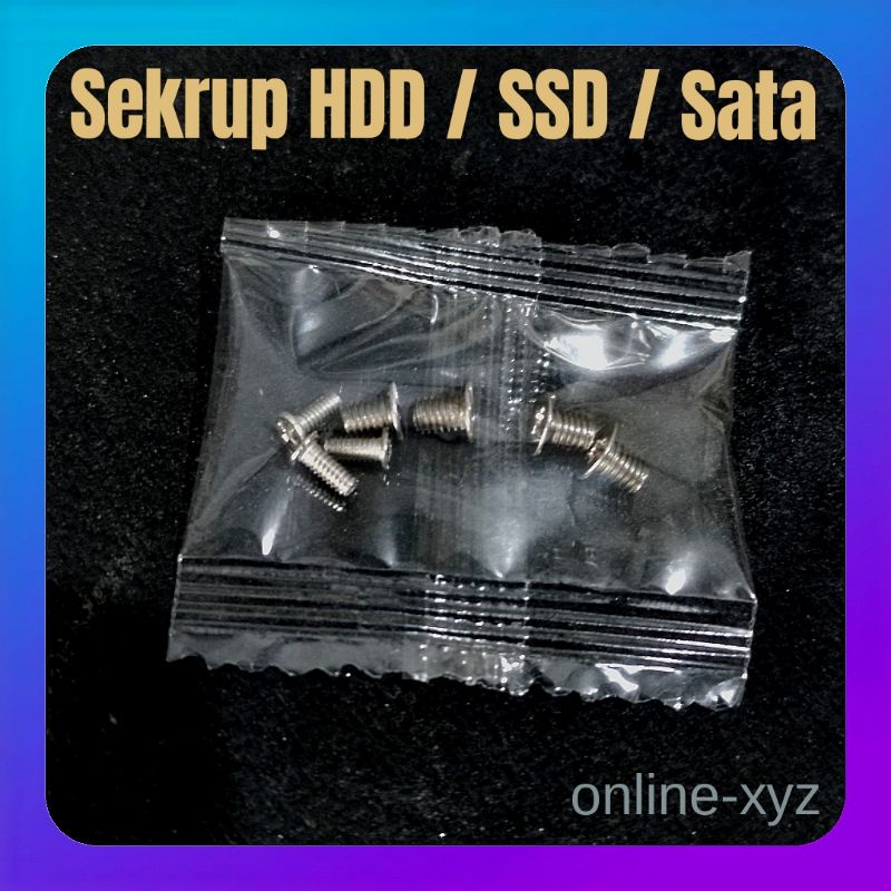 Jual baut mur screw sekrup skrup screws pengunci hdd ssd caddy lock ...