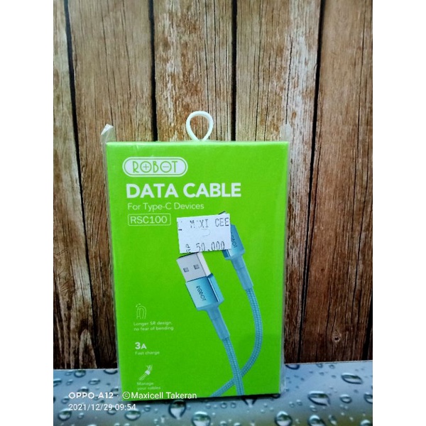 Jual Kabel Data Type-C Robot RSC100 | Shopee Indonesia