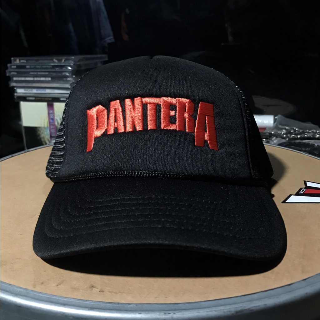 Jual Topi / Trucker Cap Official PANTERA - LOGO MESH BACK Original ...