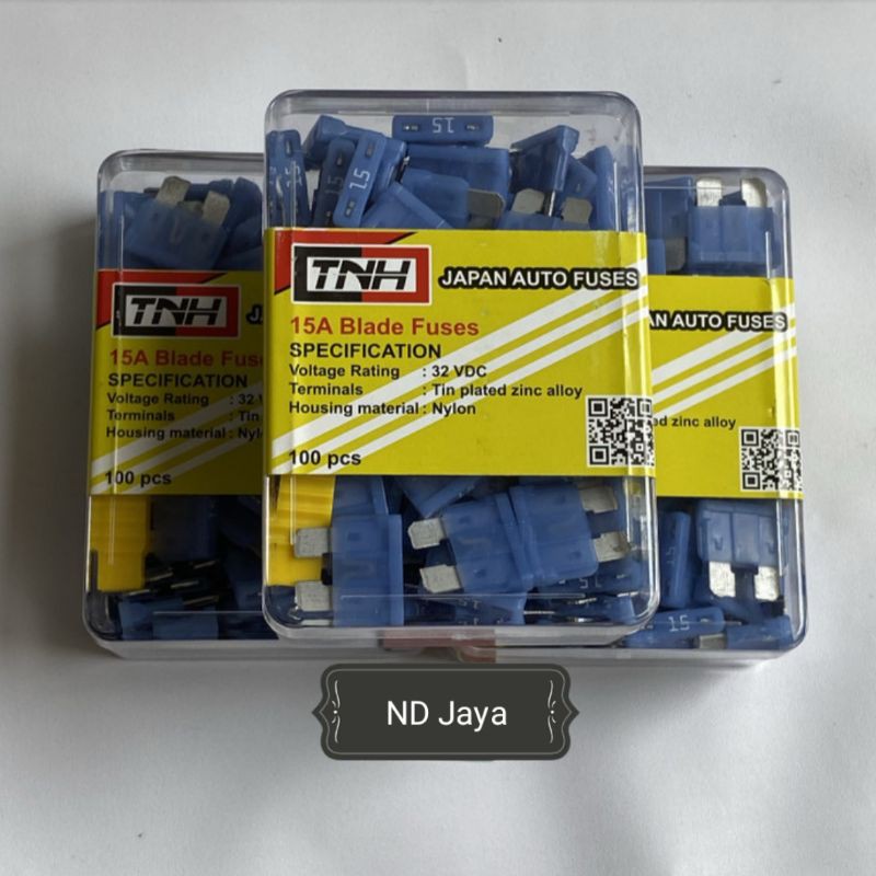 Jual Fuse DX Big-Sekring Tusuk Besar 15A Nylon Anti Panas Jepang Fuse ...