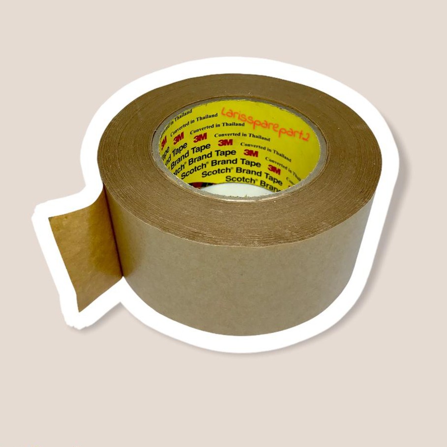 Jual Kraff Paper Tape / Lakban Kertas Coklat 3M, uk.60mm/66m Indonesia ...