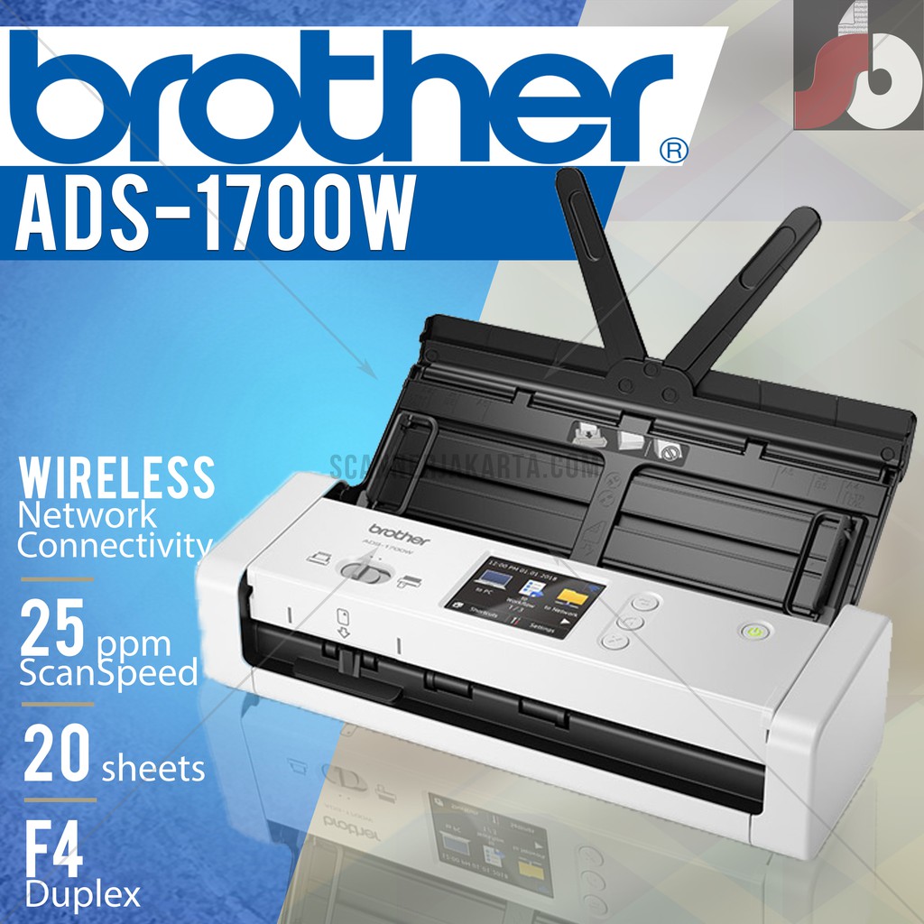 Jual Scanner Brother ADS-1700W - wifi scanner | Shopee Indonesia