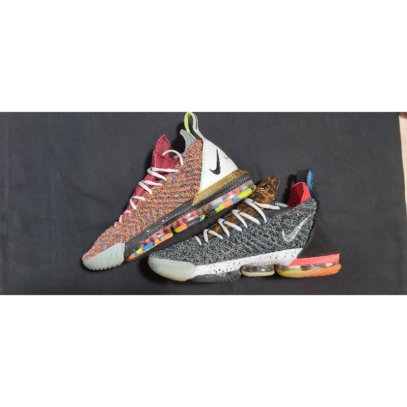 Jual sepatu nike lebron XVI multicolor (seken) | Shopee Indonesia