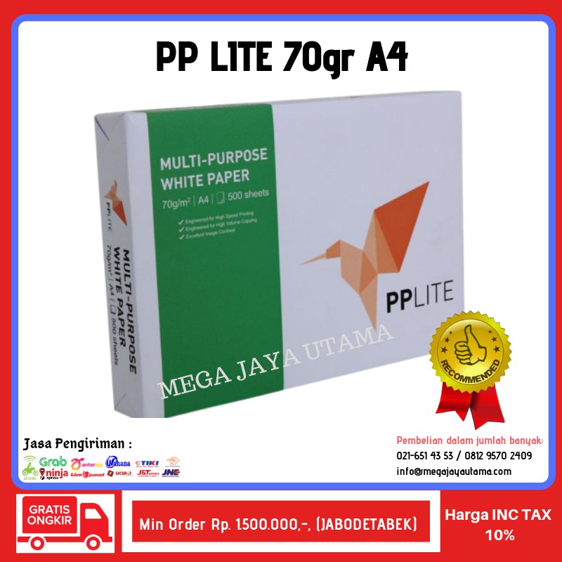 Jual Kertas HVS Prin PP Lite A4 70 gram | Shopee Indonesia