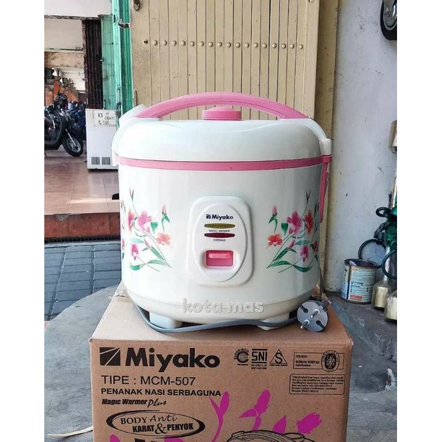 Jual PENANAK NASI / RICE COOKER / MAGIC COM MIYAKO MCM 507 | Shopee ...