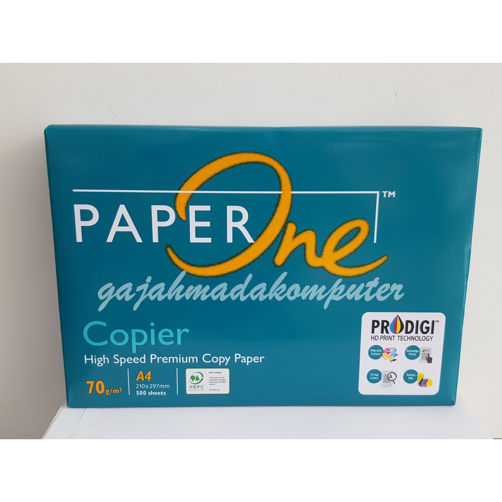 Kertas HVS A4 75 gr 75 gsm 75gram PAPER ONE (GOJEK) | Shopee Indonesia
